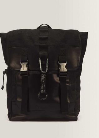 Dr. Martens Utility Waxed Canvas Rucksack in Schwarz