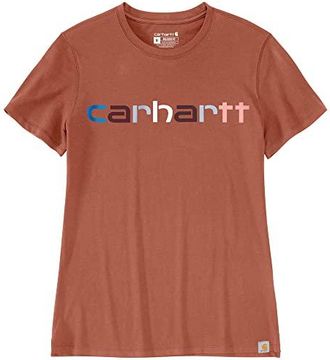 Carhartt Work in Progress T-shirt léger S/S Graphic pour femme, terracotta, M