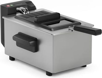 Tristar Friteuse &agrave; huile, 3L, Zone Froide, Thermostat r&eacute;glable 190&deg;C, Pi&egrave;ces lavables, Fen&ecirc;tre, Rangement pour c&acirc;ble, Protection surchauffe, Design compact, F