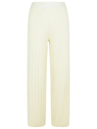 Max Mara Jardin White Cachemire Jogger Pantal