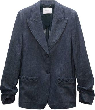 Dorothee Schumacher Damen Blazer FLUID DENIM