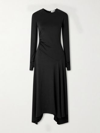 Victoria Beckham Midikleid Aus Jersey - Schwarz