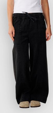 Rip Curl Bossa Nova Twill Wide Leg Hose washed black