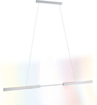 Paulmann 78025 LED Pendelleuchte Smart Home Zigbee 3.0 Aptare RGBW+ dimmbar 1920lm / 1920lm 2x16W Alu gebürstet