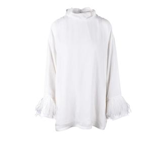 Fabiana Filippi Seidenbluse mit einzigartigem Stil - - Blouses & Shirts - Damen - Wei&szlig; - S