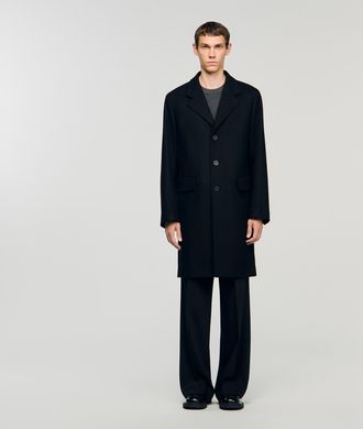 Sandro Manteau en laine et cachemire