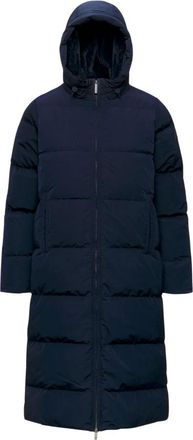 K-Way Doudoune Dina en nylon brillant avec fourrure - Femme - Manteaux - Bleu - Taille: 40 FR