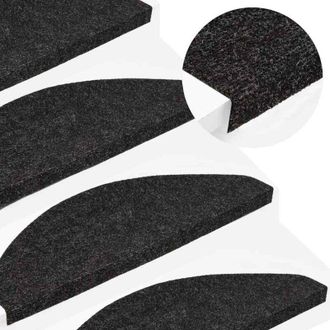 vidaXL Stufenmatten Selbstklebend 20 Stk. Anthrazit 65x22,5x3,5 cm Vidaxl