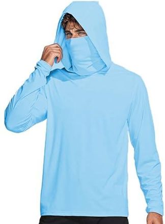 Generic Sweat a Capuche Homme Hooded Sweatshirt Sweats &agrave; Capuche UPF50+ pour Hommes Pull L&eacute;ger de Sport Outdoor pour Le Printemps &Eacute;t&eacute;