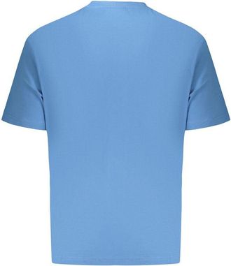 Napapijri Logo-Print Cotton T-Shirt - Blue