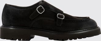 Doucal's Chaussures Monk strap &agrave; double boucle en veau velours