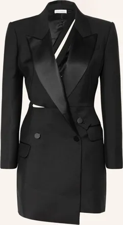 Alexander McQueen Mcqueen Blazerkleid schwarz