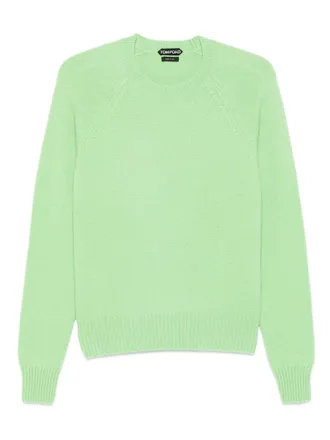 Tom Ford Mens Sweater Fluo Green Cashmere