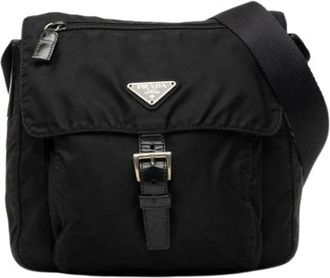 Prada Pre-owned Nylon Crossbody Bag - - Pre-owned - Damen - Schwarzk - ONE SIZE