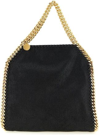 Stella McCartney Falabella Shaggy Deer Top Handle Bag - - Bags - Damen - Schwarzk - ONE SIZE