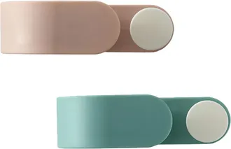 Vosarea 2 St&uuml;ck Mopphalter ohne Bohren in Kreativer Geweihform aus Robustem Kunststoff mit Besenhaken f&uuml;r K&uuml;che und Bad Multifunktionaler Wandorganizer f&uuml;r Mo