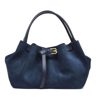 Baldinini Sac &agrave; main en daim - Femme - Sacs - Bleu - Taille: ONE Size