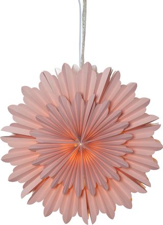 Eglo Weihnachtsstern f&uuml;r innen, Dekostern aus Papier zum Aufh&auml;ngen, Fensterdeko in Rosa, 3D Adventsstern, Wand Deko Wohnzimmer, &Oslash; 50 cm