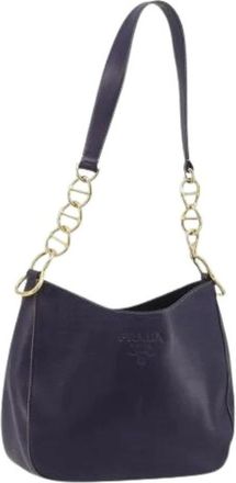 Prada Sac bandouli&egrave;re vintage Pre-owned - Femme - Pre-owned - Violet - Taille: ONE Size