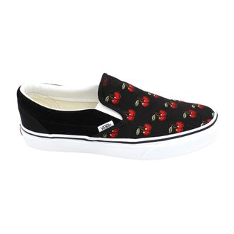 Vans Slip-On Leinwand Sneakers mit Wildleder Eins&auml;tzen - - Shoes - Damen - Schwarzk - 37 EU