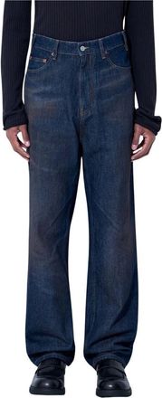 Maison Margiela Homme, Jeans, Bleu, Taille: W28 Jean en denim coupe d&eacute;contract&eacute;e