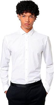 HUGO BOSS Erondo 10181991 02 Chemise, Blanc (Open White 199), 39 Homme