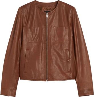 Max Mara Femme, Vestes, Brun, Taille: 42 FR Otto Jacket