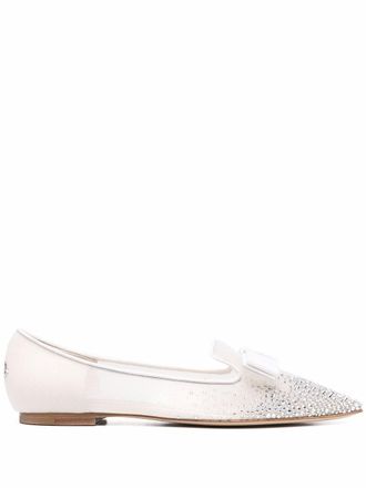 Jimmy Choo London ballerines Gala - Blanc