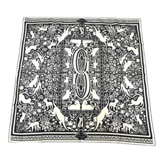 Goyard Pre-owned Soie foulards - Femme - Pre-owned - Noir - Taille: ONE Size