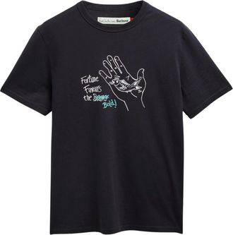 Barbour Homme, Tops, Bleu, Taille: S Fortune G T-Shirt