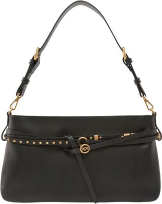 Pinko Pinko, Femme, Sacs, Noir, Taille: ONE Size Medium Belt Bag