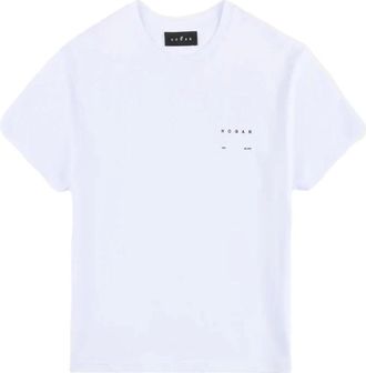 Hogan Femme, Tops, Blanc, Taille: 38 FR T-shirt ras du cou