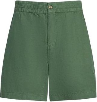 Faguo Short droit Ch&egrave;vre en coton biologique et lin m&eacute;lang&eacute;