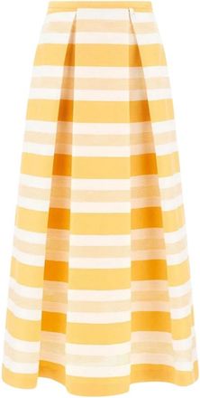 Herno Femme, Jupes, Multicolore, Taille: 42 FR Jupe Midi Ray&eacute;e