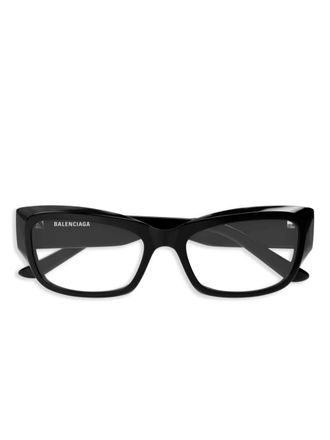 Balenciaga lunettes de soleil à monture carrée oversize - Noir