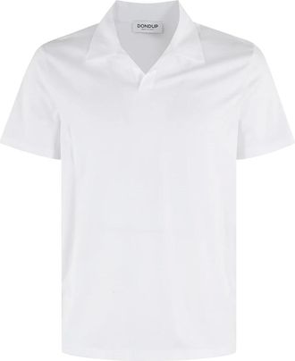 Dondup Homme, Tops, Blanc, Taille: XL Polo de style marin en jersey
