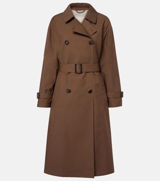 Max Mara Trenchcoat aus einem Baumwollgemisch