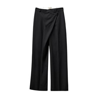 The Garment Twist Hose mit Verstecktem Rei&szlig;verschluss - - Trousers - Damen - Schwarzk - S