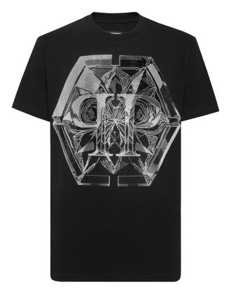 Philipp Plein T-Shirt Rundhalsausschnitt Ss Hexagon