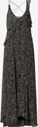 Isabel Marant Robe Luxie - Femme - Noir Et &Eacute;cru - Taille 34 - Marant &Eacute;toile