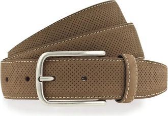Vanzetti Perforated Belt - - Accessories - Herren - Braun - 95 CM