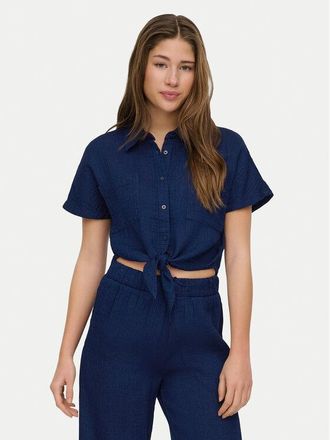 Only Hemd Leoni 15367290 Dunkelblau Regular Fit