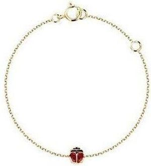 Cleor Bracelet en or 375/1000 et laque