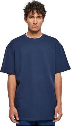 Urban Classics Oversized Waffle Tee T-Shirt, Darkblue, M pour des Hommes