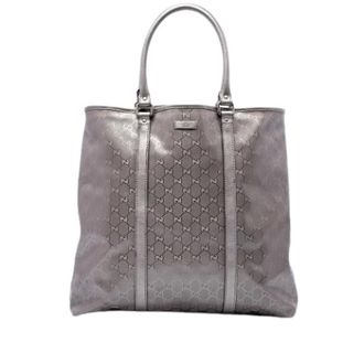 Gucci Sac cabas Pre-owned - Femme - Pre-owned - Gris - Taille: ONE Size