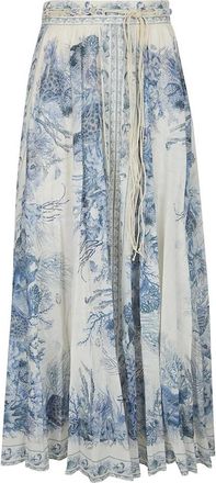Zimmermann Femme, Jupes, Multicolore, Taille: 38 FR Wanderlust A-Line Maxi Skirt