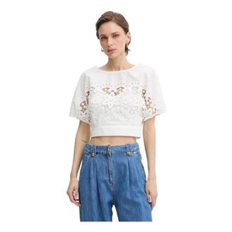 Patrizia Pepe Baumwollbluse - - Blouses & Shirts - Damen - Wei&szlig; - S