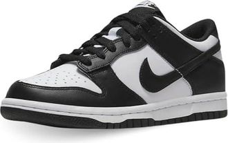 Nike Nike Dunk Low (GS), Baskets Enfants et Gar&ccedil;ons, White Black White, 36.5 EU