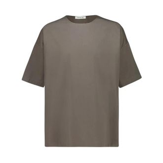 Fear of God Willow Cotton Tencel T-Shirt - - Tops - Herren - Gr&uuml;n - S