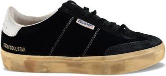 Golden Goose Low-Top Sneaker - Low-Top Black Suede Sneakers With Vintage Worn Eff - Gr. 36 (EU) - in Schwarz - f&uuml;r Damen